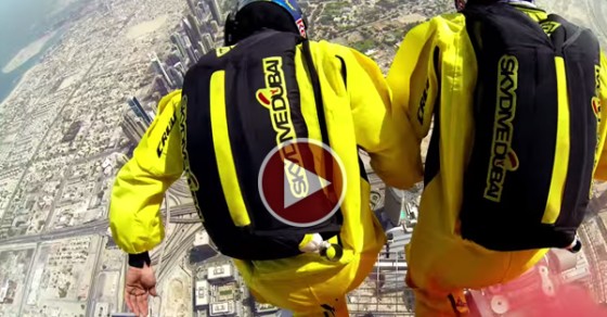 Watch This Insane Record Breaking Base Jump From The World's Tallest ...