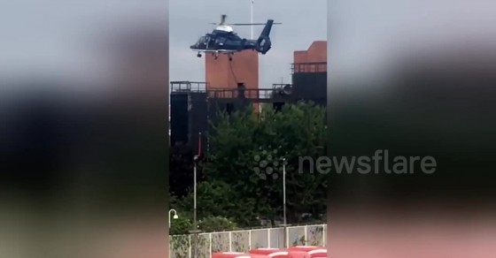 SAS spotted training with helicopters on Manchester rooftop - Sharedots