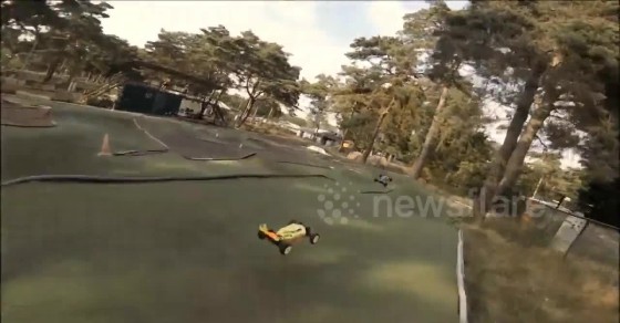 Fast and Furious! Drone footage captures Belgian remote control car ...
