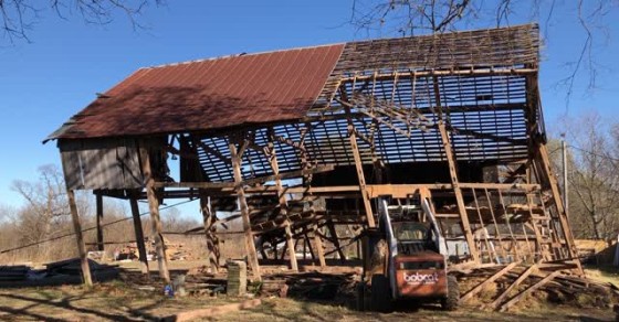 Massive Barn Demolition - Sharedots