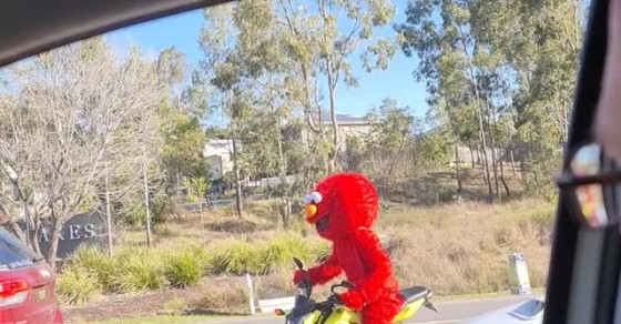 Elmo on a Motorbike - Sharedots