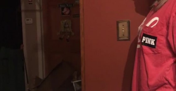 Family Having Fun Scaring Each Other - Sharedots