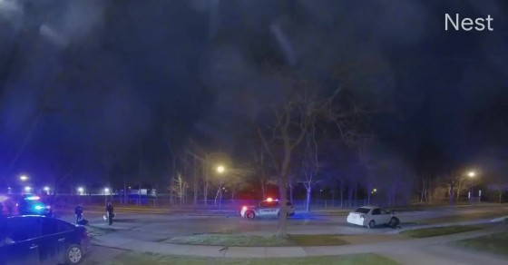 Security Camera Captures Late-Night Car Crash - Sharedots