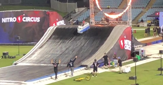 Nitro Circus Stunt Jayden's Bus is Here - Sharedots