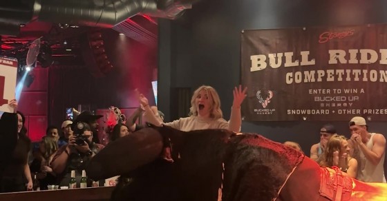 Headstand Mechanical Bull Ride - Sharedots